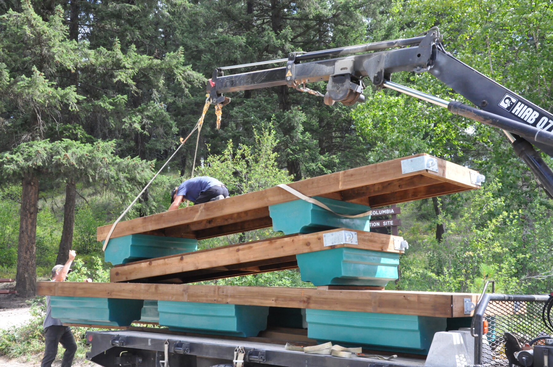 Chase club installs an accessible dock on Harper Lake | B.C. Wildlife ...