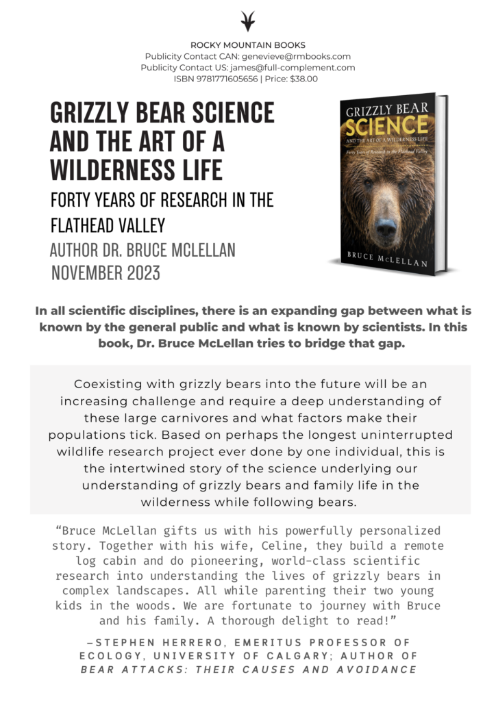 B.C. Scientist’s Book Encapsulates Four Decades of Grizzly Research | B ...